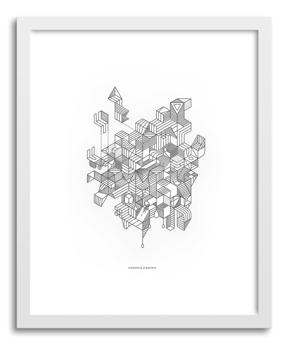 Fine art print Simplexity by artist Benjamin White – Art Crate