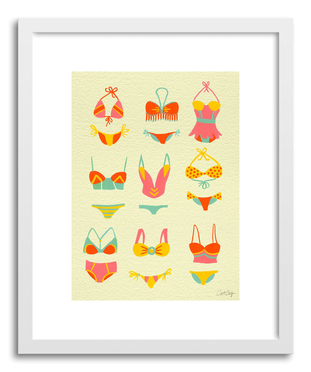 Fine art print Bikini Yellow by artist Cat Coquillette – Art Crate