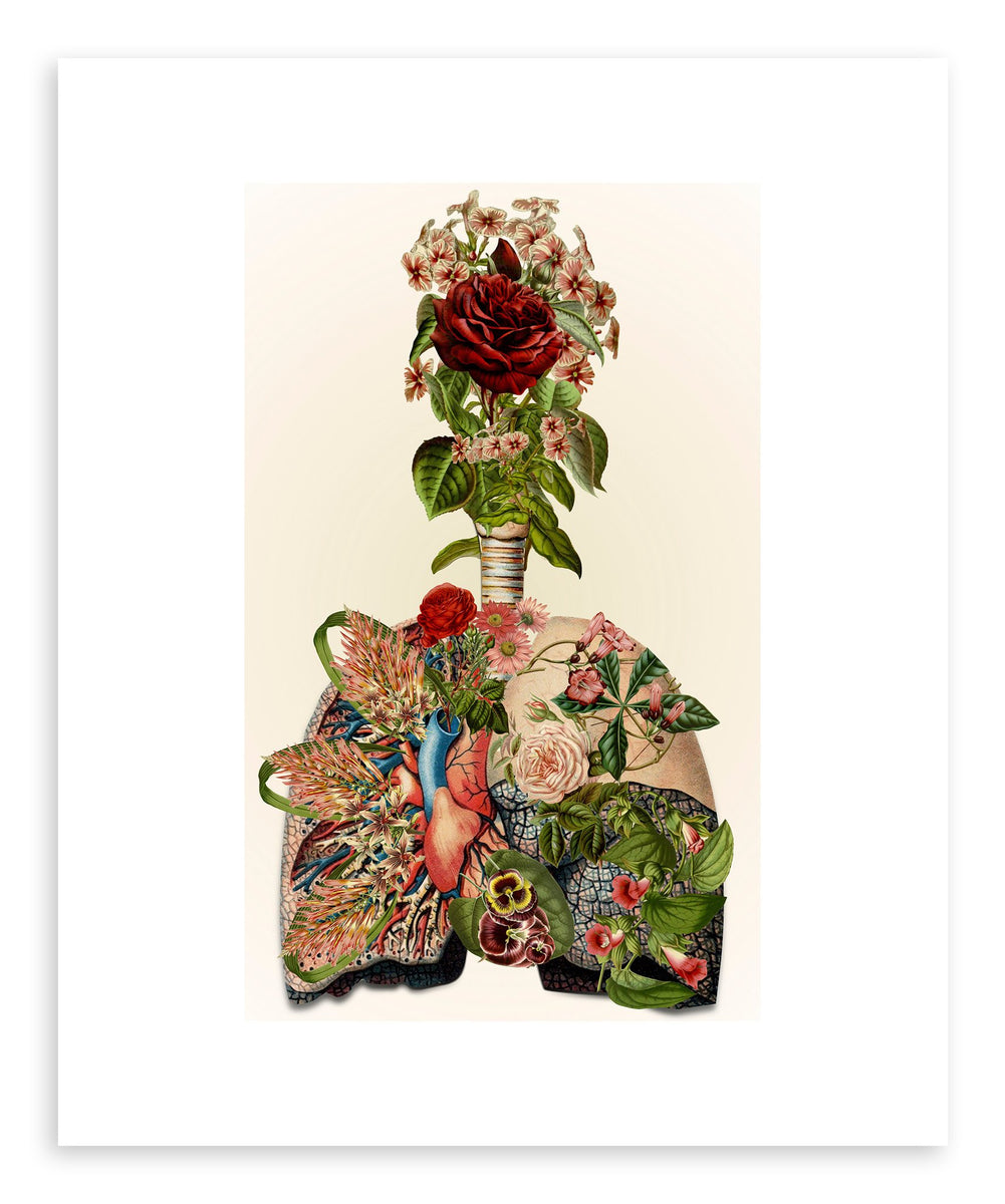 Fine art print Inhale Life Exhale Love by artist Travis Bedel – Art Crate