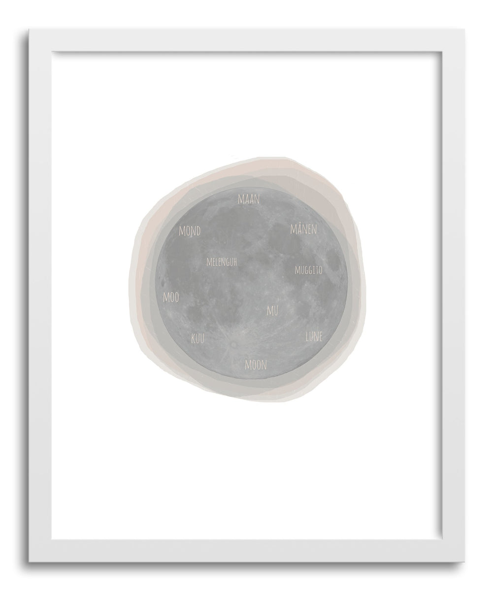 Fine art print Moon by artist Kerry Layton – Art Crate