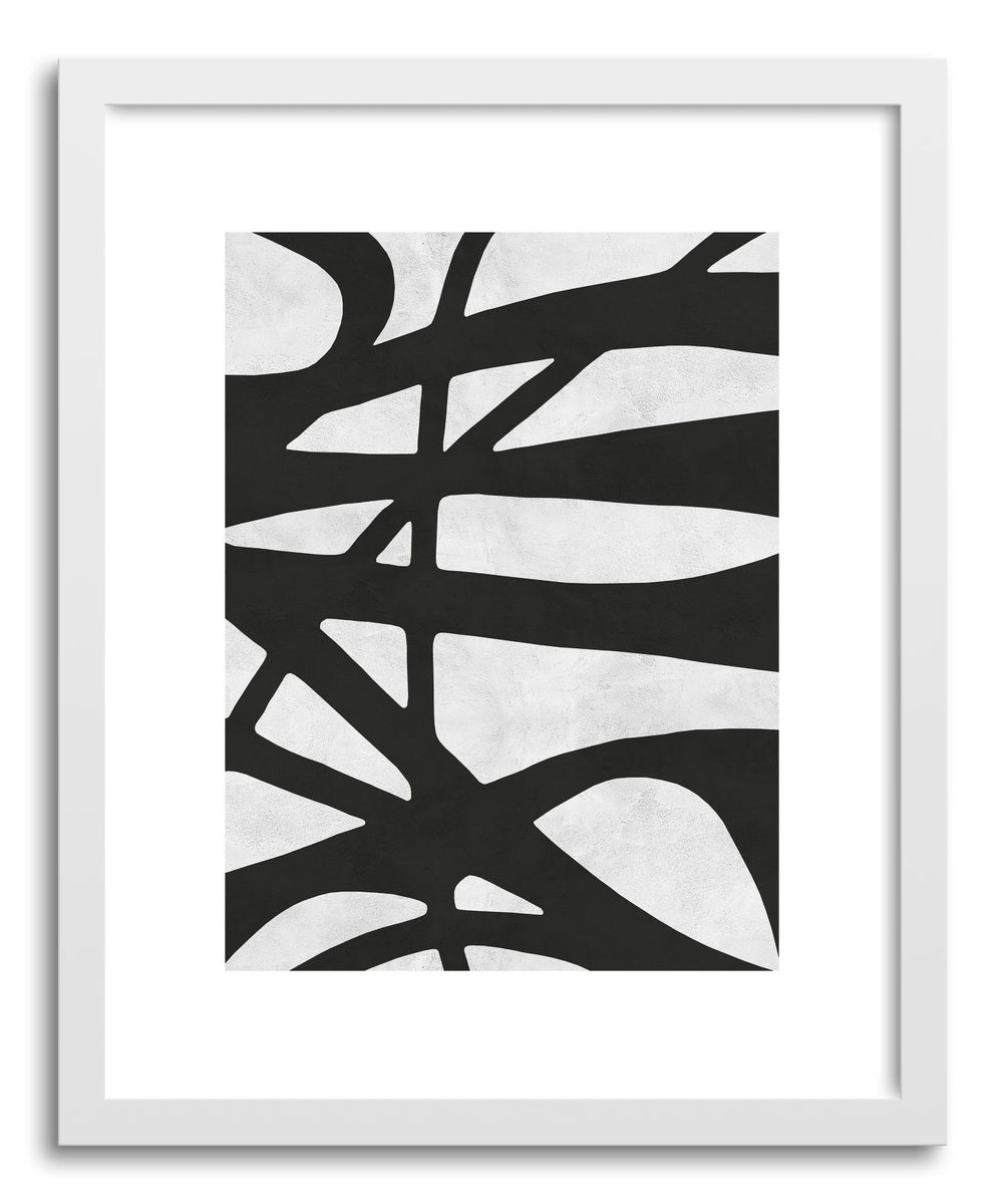 Fine art print Black Expressionism I by artist Vitor Costa – Art Crate