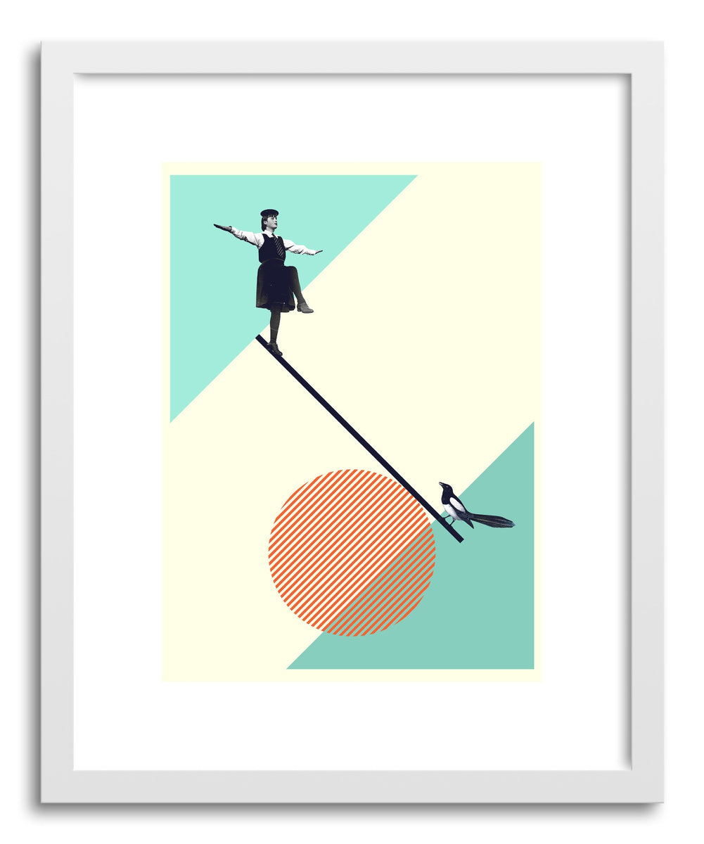 Fine art print B Is For Balance by artist Maarten Leon – Art Crate