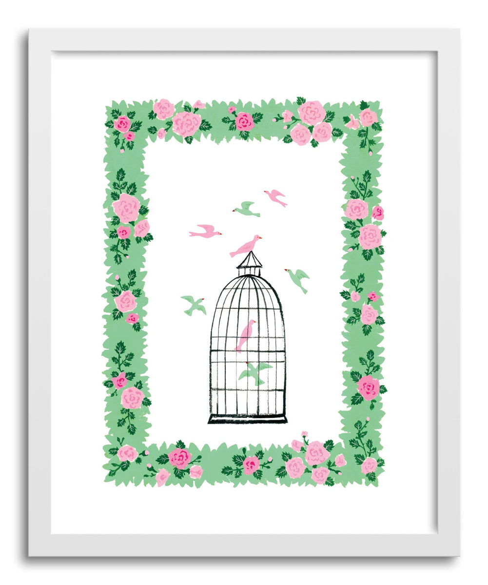 Fine art print Bird Cage by artist Skylar Kim – Art Crate