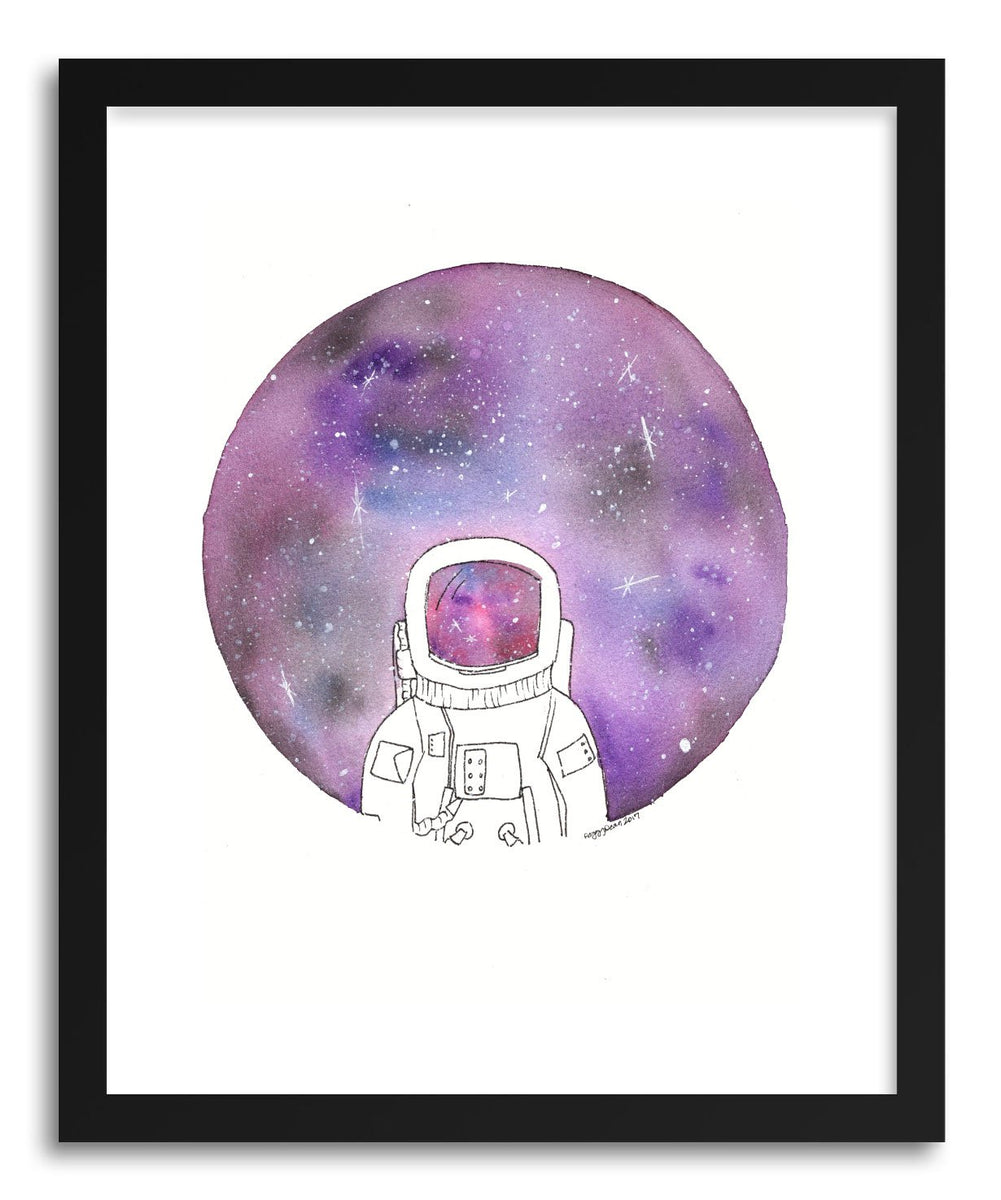 Fine art print Galaxy Eyes Astronaut by artist Peggy Dean – Art Crate