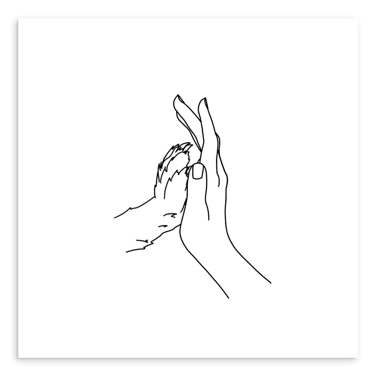 Fine art print High Paw by artist Peggy Dean – Art Crate